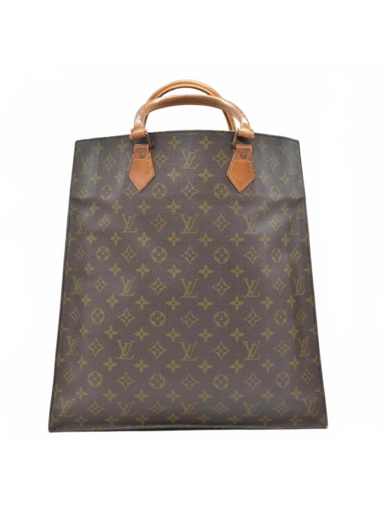 Louis Vuitton | Bags | 34 Louis Vuitton Lv Hand Bag Sac Plat Brown ...